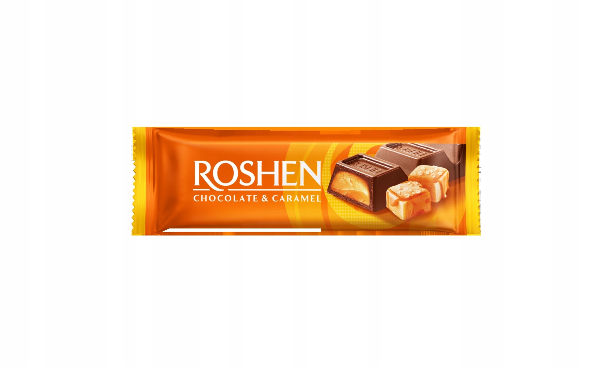 Roshen Baton czekoladowy o smaku karmelowym 30g (4823077636875) • Cena ...