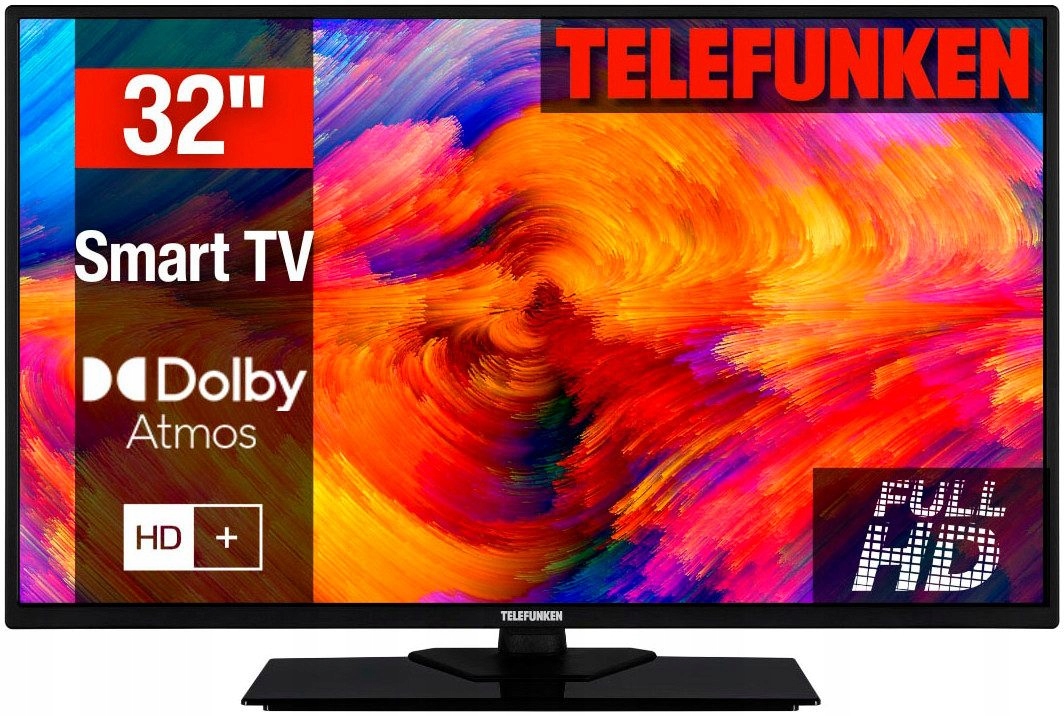 Telewizor SMART TV LED 32 TELEFUNKEN D32F554M1CWII FullHD DVBT2 Dolby ...
