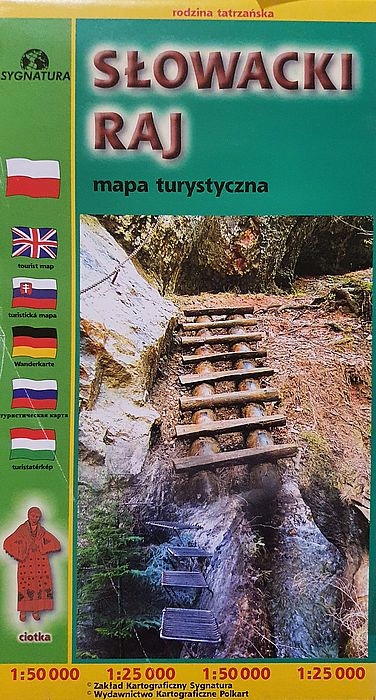 Słowacki Raj Mapa turystyczna 1:50 000 Praca zbiorowa - porównaj ceny ...