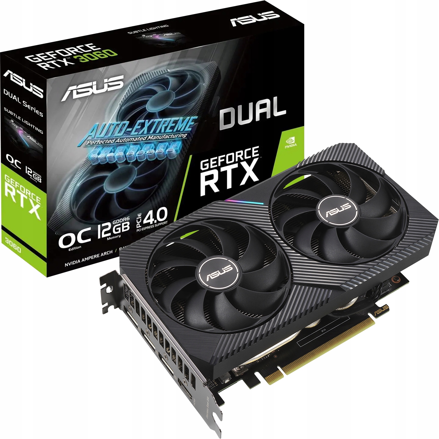 GAMINGOWA Karta graficzna Asus RTX 3060 V2 DUAL OC 12 GB GDDR6 DP HDMI DLSS w Kraków - Sklep ...