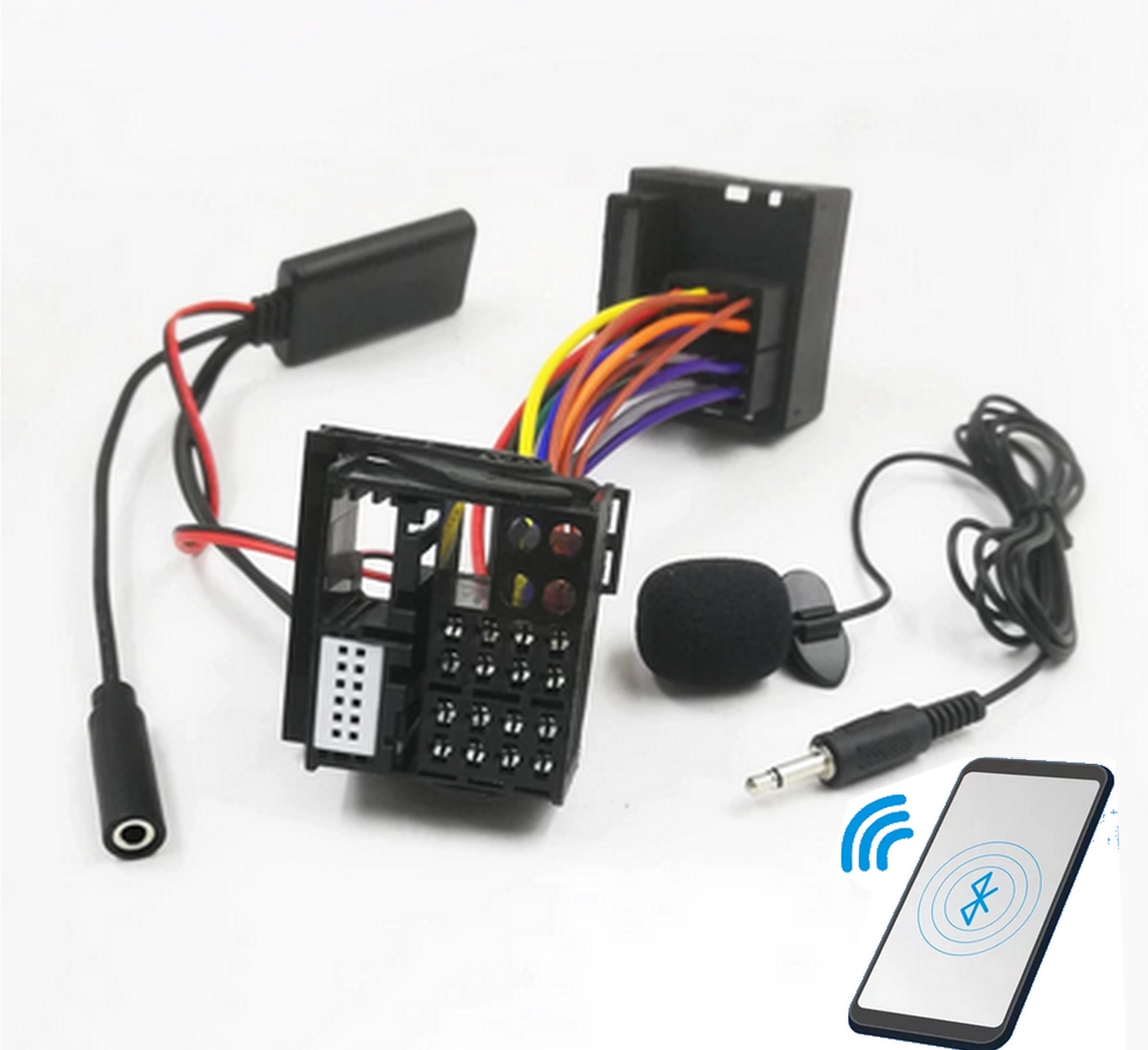 ADAPTER MODUŁ BLUETOOTH AUX DO FORD + MIKROFON za 129.00PLN z RADOM ...