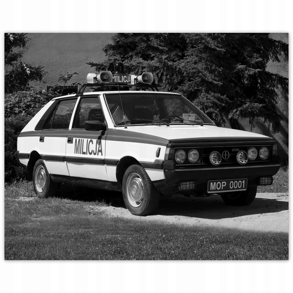 Plakat samoprzylepny 50x40 Polonez Milicja • Cena, Opinie • Naklejki ...
