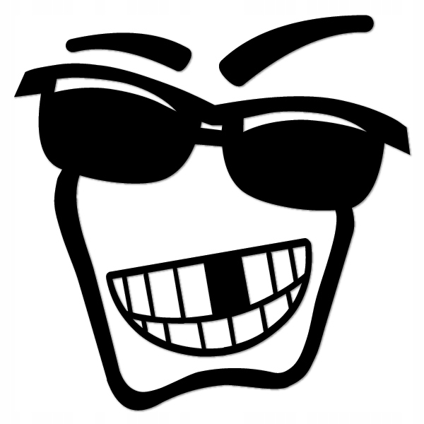 EMOTICON 131 - Naklejka emotka emotikona 30 cm za 19.90PLN z Ołtarzew ...