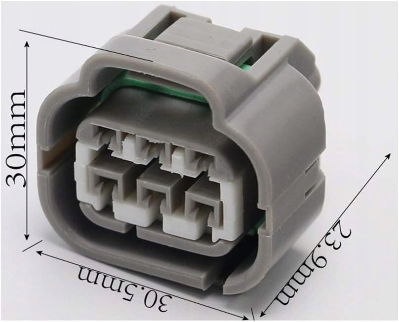 Wtyczka 6 PIN żeńska TOYOTA 90980-10988 za 25.00PLN z Gdynia - Allegro ...