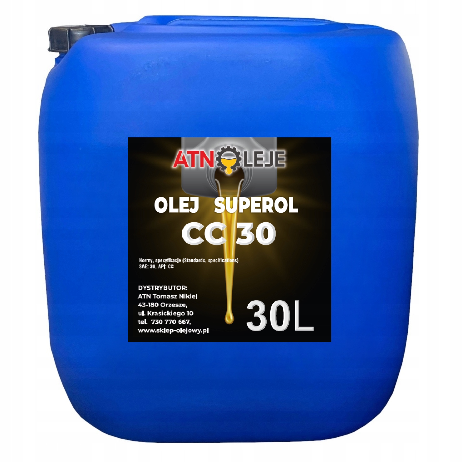 Olej silnikowy SUPEROL CC 30 30L 5906466802446 za 305.00PLN z Orzesze ...
