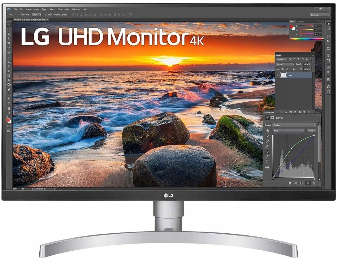 Monitor LED LG 32UN550-W 32 " 3840 x 2160 px VA • Opinie - Allegro
