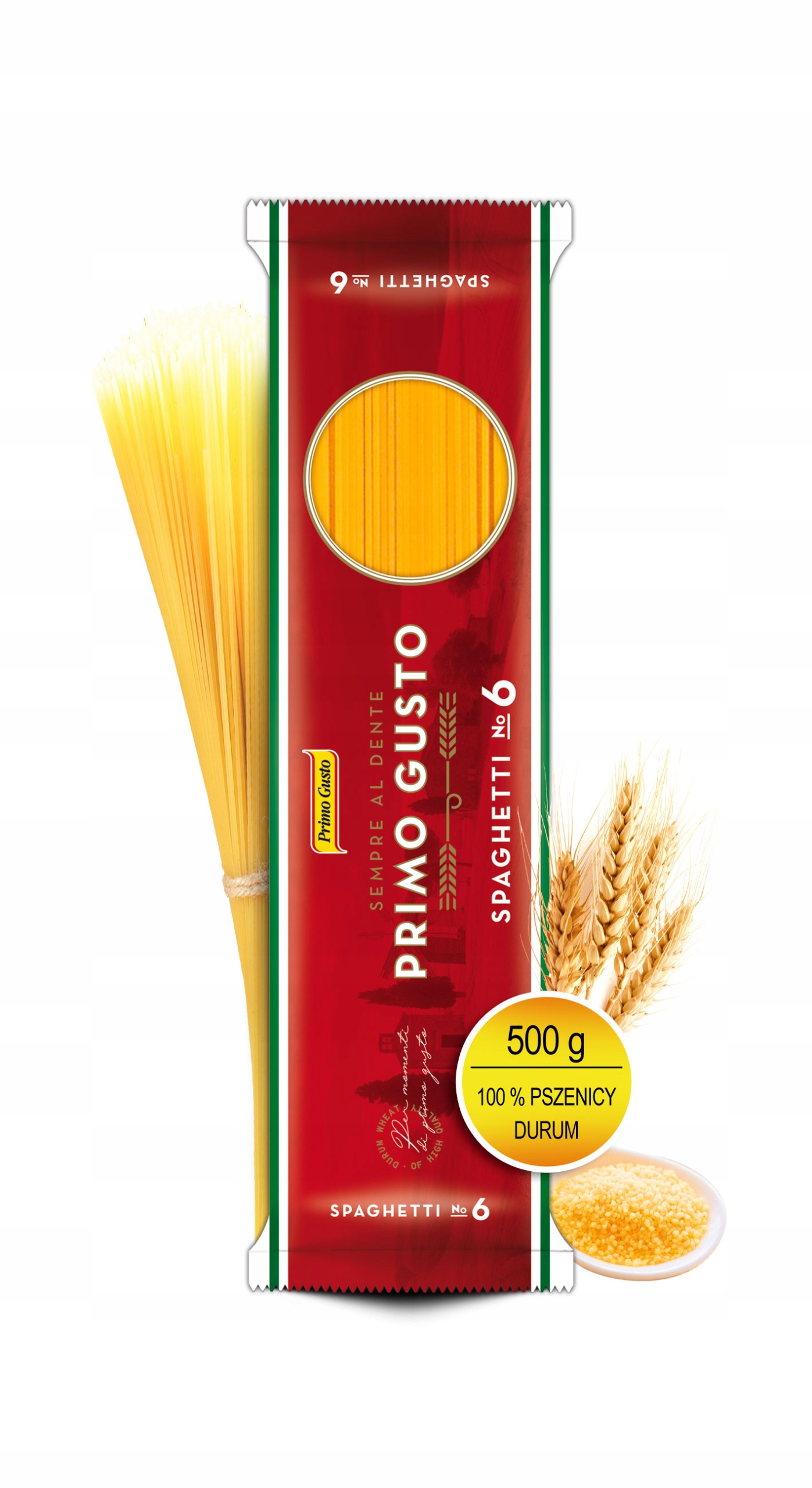Makaron Spaghetti nr 6 Melissa Primo Gusto 500g 9567261552 - Allegro.pl