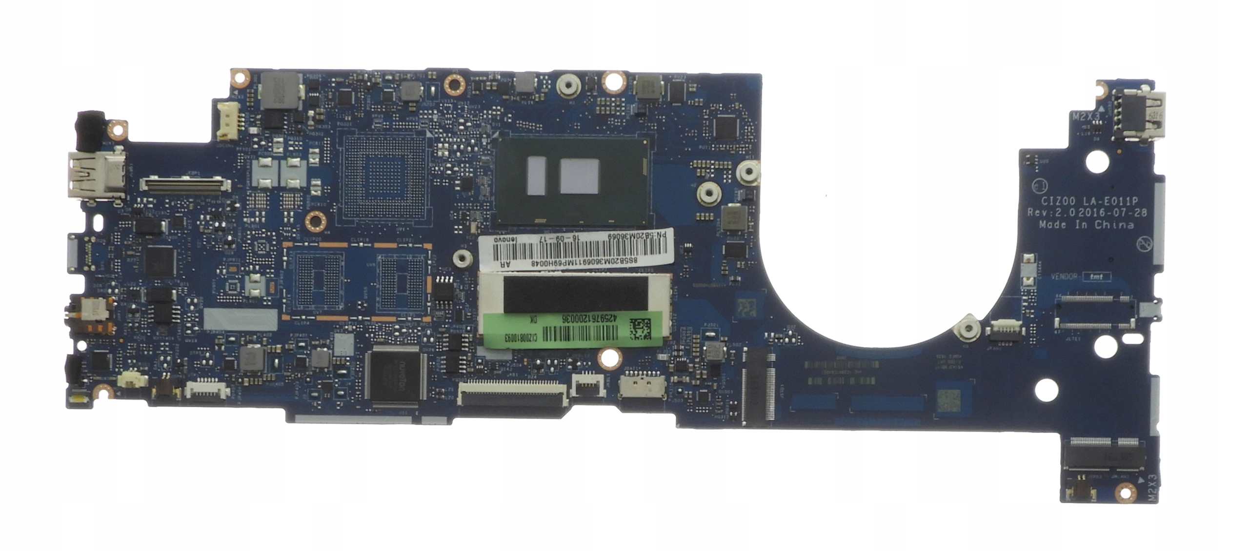 AS38 Płyta główna Lenovo LA-E011P IdeaPad 710S Plus-13IKB i7-6500U 8GB ...