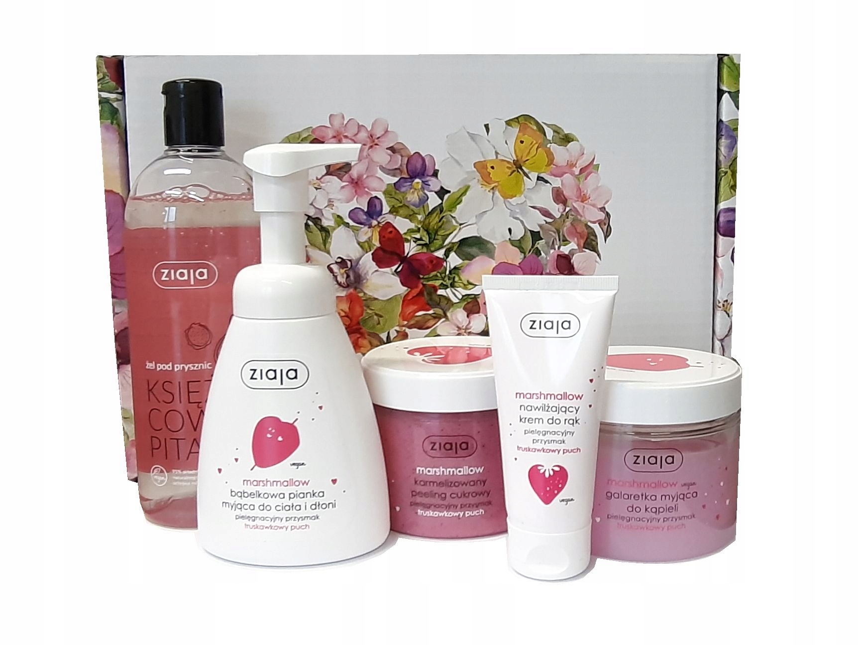 Ziaja zestaw prezentowy Marshmallow 5 kartonik 12913504580 - Allegro.pl