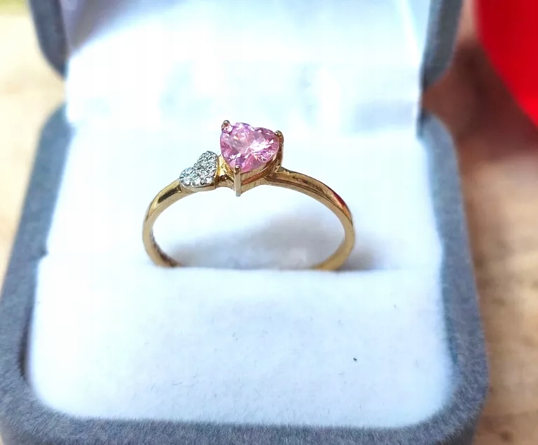 ZŁOTY PIERŚCIONEK 333/1,30G SERCE (GRAWER ARTUŚ) (5906803520415) • Cena, Opinie • Pierścionki ...