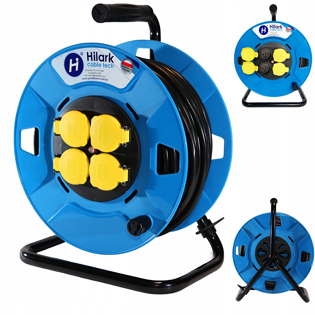 PRODLUŽOVACÍ KABEL ZESÍLENÝ NA BUBNU 3x1,5 10M NAVÍJEČ za 770.00CZK ...