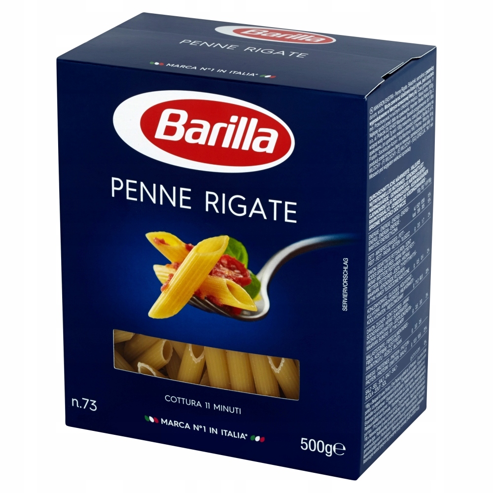 Makaron rurki penne rigate no 73 Barilla 500 g (8076802085738) • Cena ...