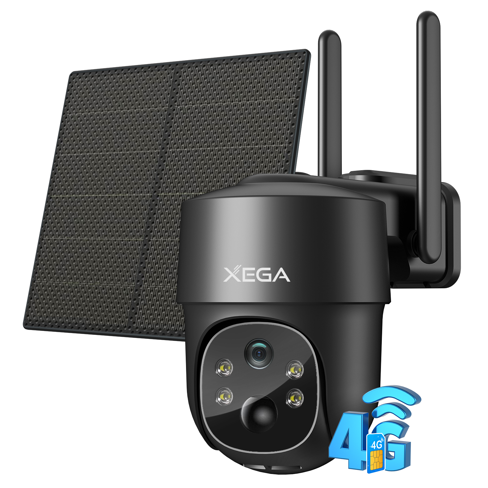 SOLÁRNÍ KAMERA NA SIM KARTU 4G LTE GSM 2K 3MP PTZ za 2334 Kč - Allegro