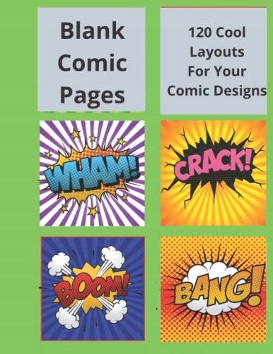WARREN, TONY Blank Comic Pages: 120 Cool Layouts For Your Comic Designs ...