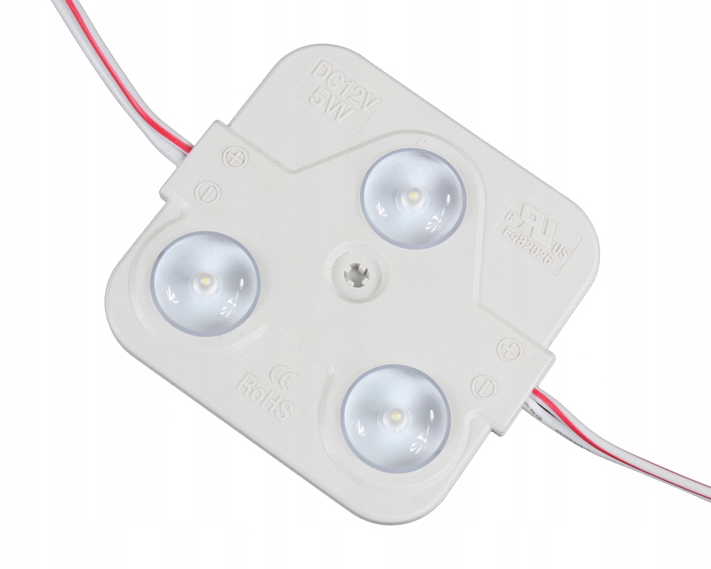 Moduł LED soczewkowy duża moc 5W 12V BARWA ZIMNA (5908293918543) • Cena, Opinie • Źródła światła ...