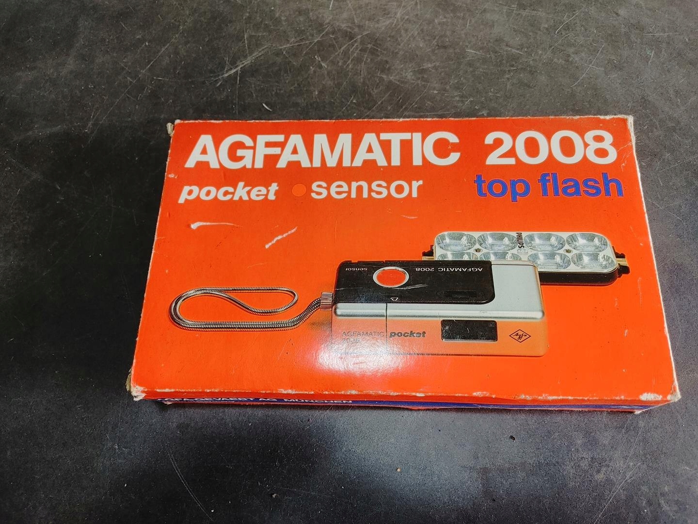 STARY ZABYTKOWY APARAT Agfamatic Tele 2008 Pocket Sensor ORYGINAŁ ...