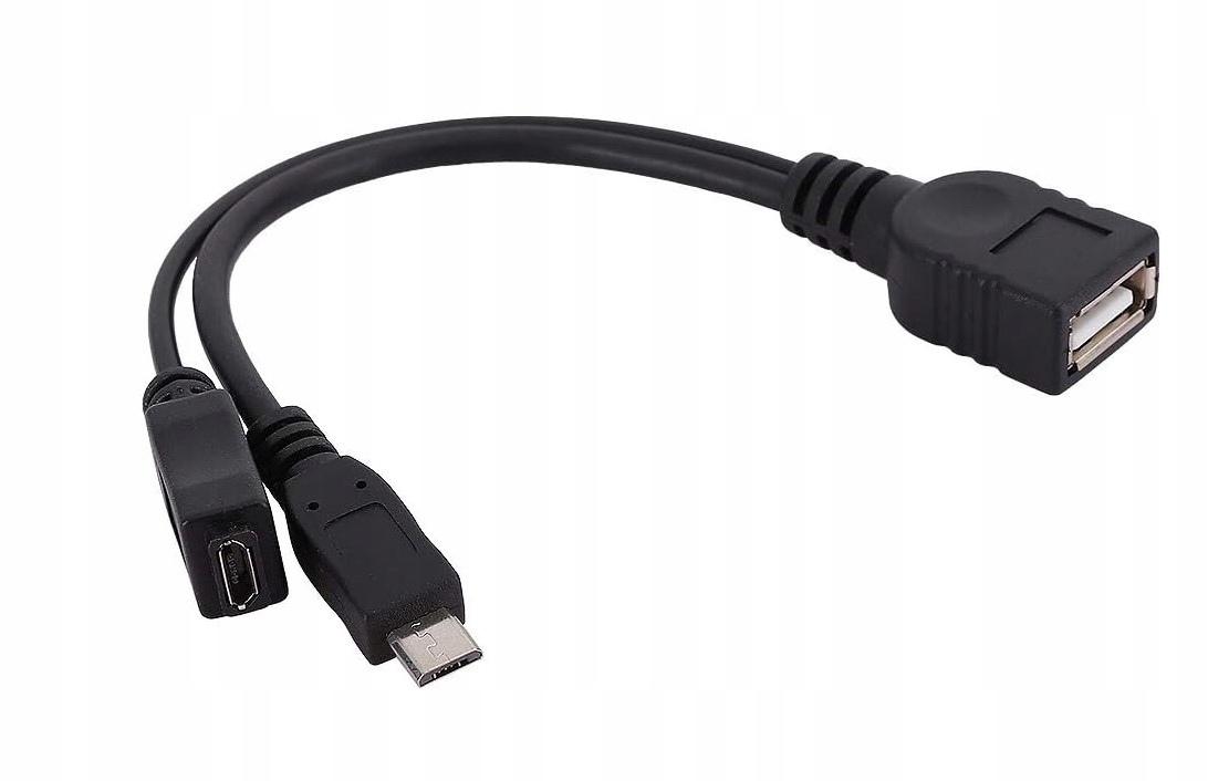 KABEL OTG ADAPTER USB 2.0 USB-A - Micro USB 15cm czarny - Sklep, Opinie ...