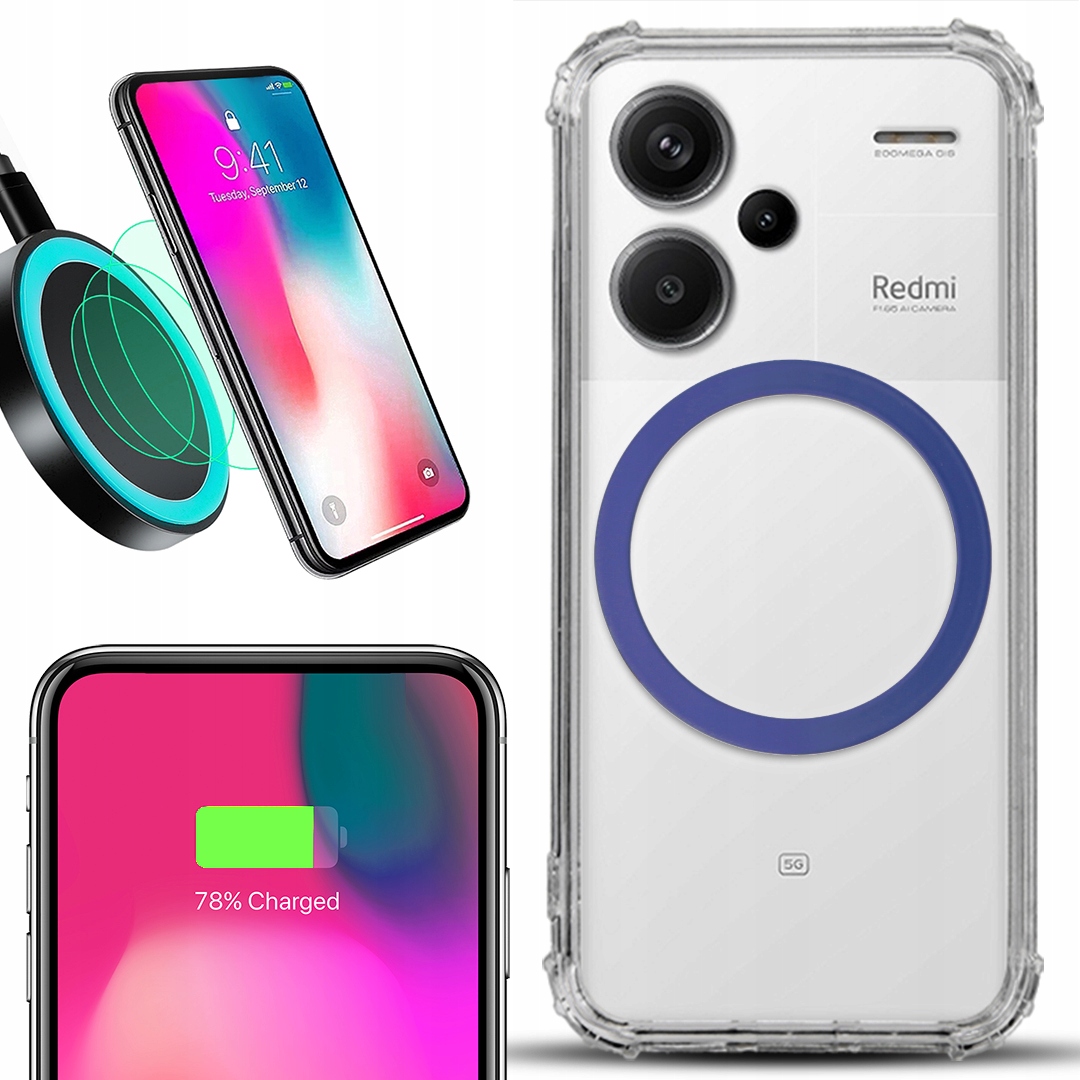 Tok XIAOMI REDMI NOTE 13 PRO PLUS 5G Antishock + MagSafe Gránátkék ...