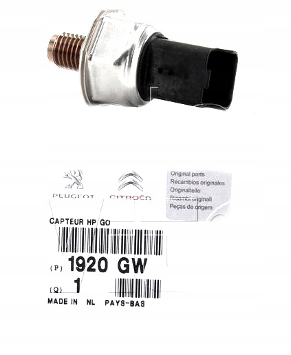 CZUJNIK CIŚNIENIA PALIWA FORD FOCUS 1.6TDCI 1920GW 9658227880 za 142 zł ...