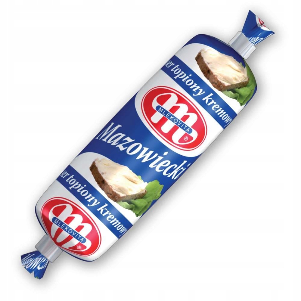 Serek Topiony smak Kremowy Mazowiecki Mlekovita do chleba naturalny ...