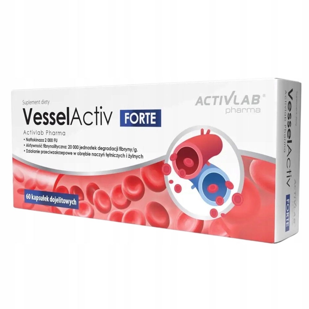 ACTIVLAB PHARMA VESSELACTIV NATTOKINAZA - PRAWIDŁOWY PRZEPŁYW KRWI 60 ...