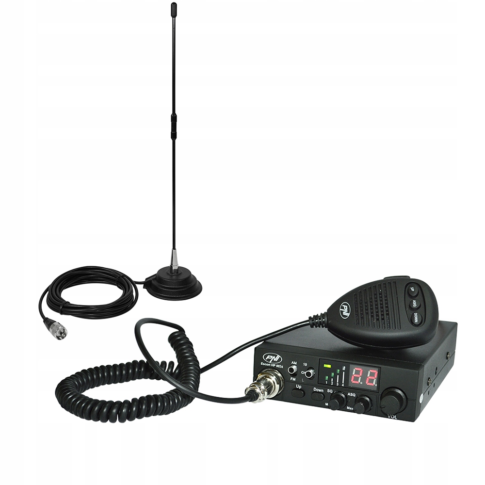 Zestaw stacji radiowych CB PNI ESCORT HP 8024 ASQ, 4 W, AM-FM, 12/24 V ...