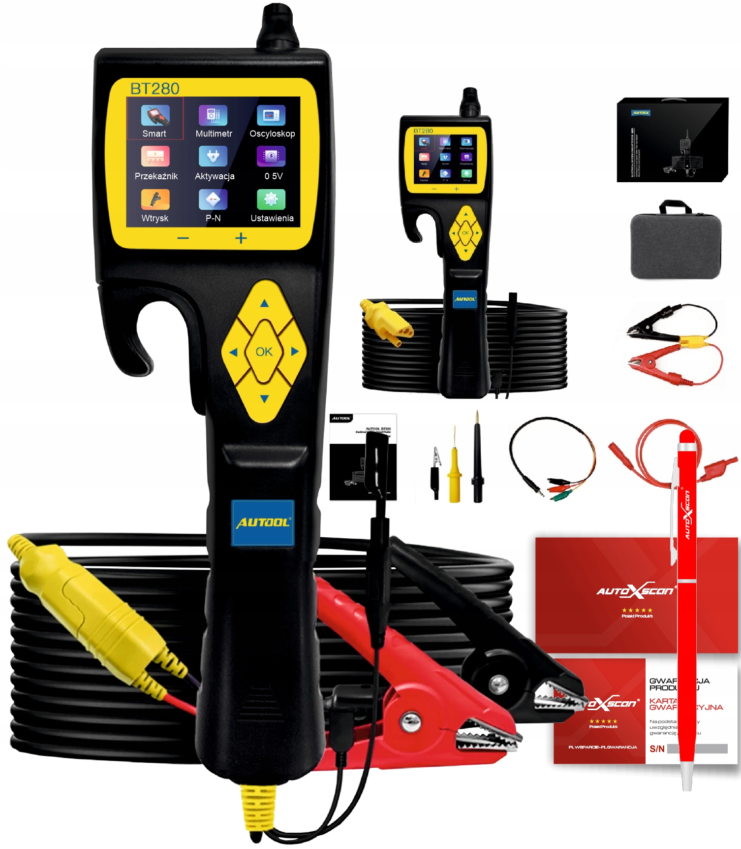 MULTIMÉTER OSZCILLOSZKÓP AUTOOL BT280 DIGITÁLIS ÁRAMKÖRÖKHEZ ...