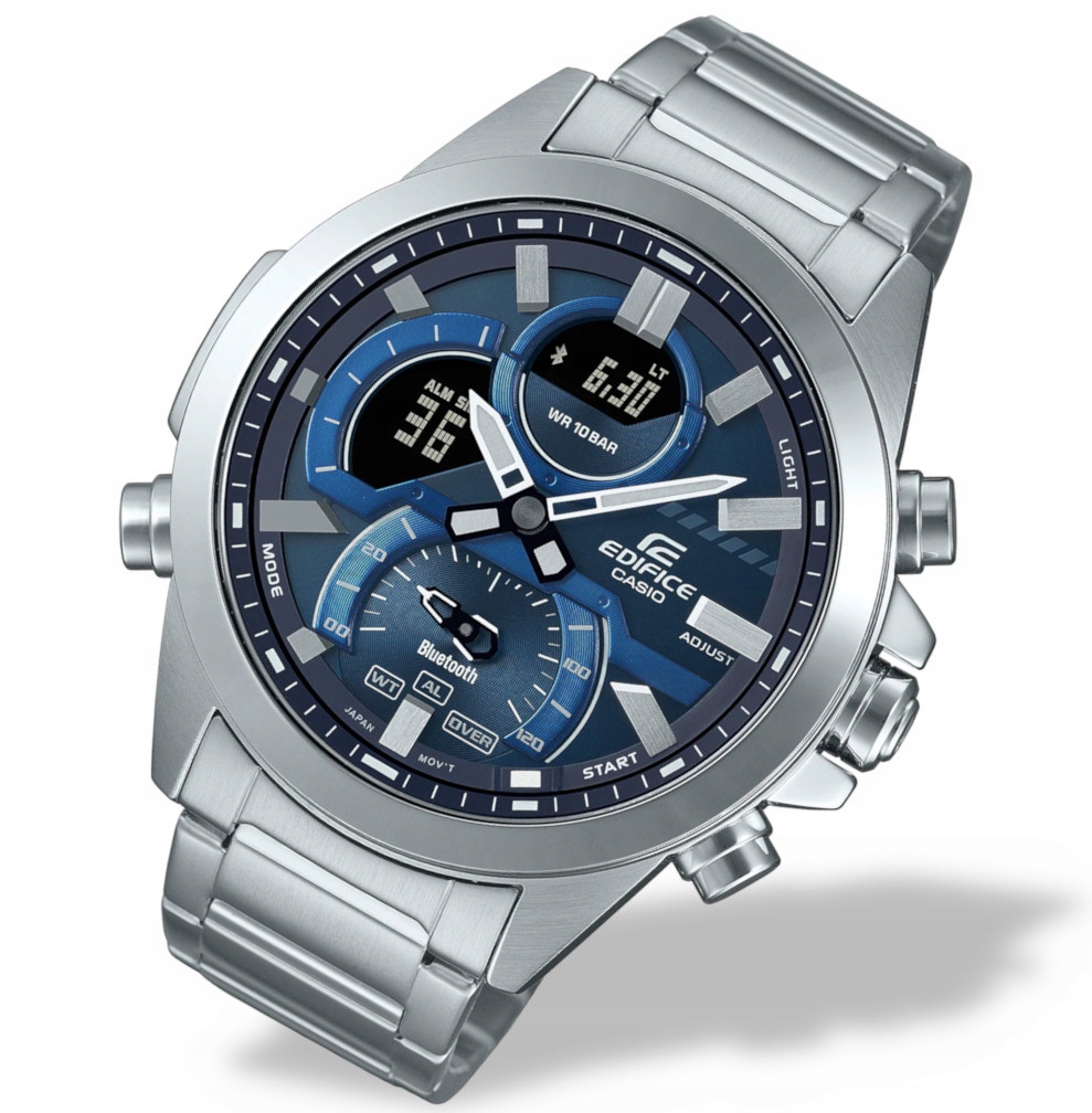 Casio zegarek męski ECB-30D, stoper, do pływania, BLUETOOTH (4549526349058) • Cena, Opinie ...