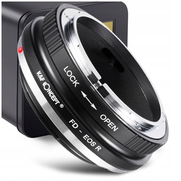 Adapter Canon FD - EOS R EF-R przejściówka K&F Concept najwyższa jakość ...