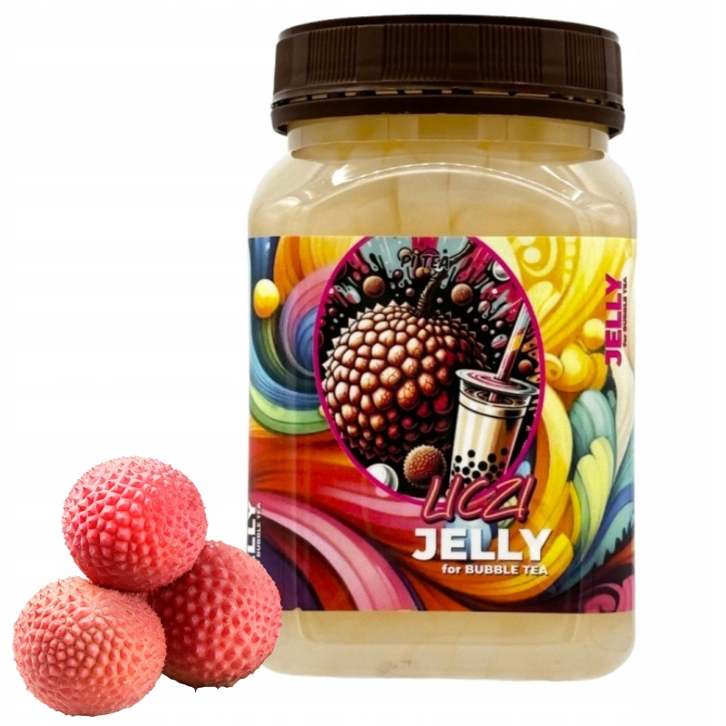 Jelly Nata de Coco żelki galaretki do bubble tea 450 g LICZI ...