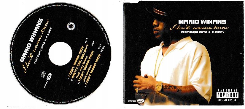 Płyta CD Mario Winans Enya & P. Diddy - I Don't Wanna Know ...