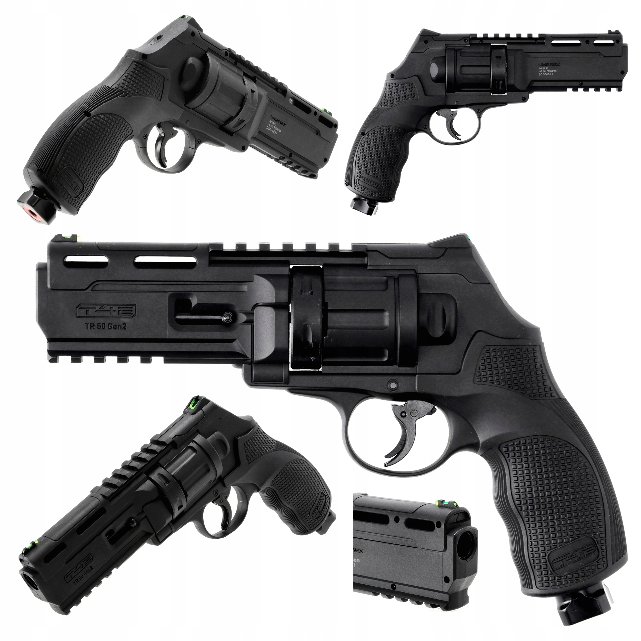 Rewolwer na kule gumowe RAM Umarex T4E TR 50 HDR 50 Gen 2 kal. .50 CO2 12 g - 4000844868923 ...