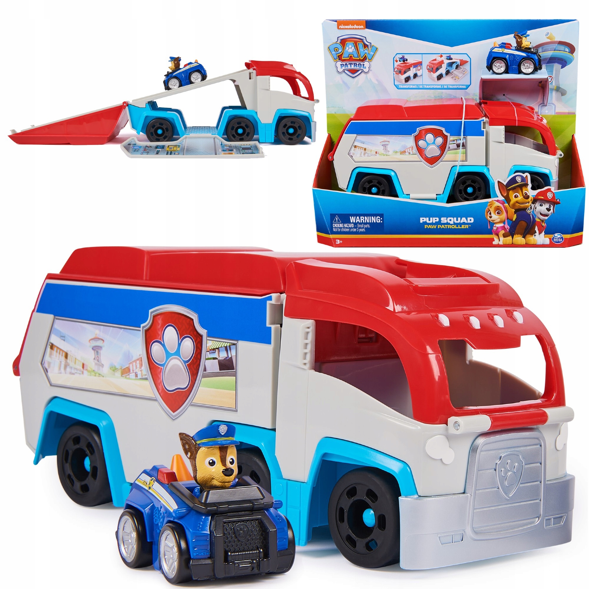 PSI PATROL PUP SQUAD PATROLOWIEC PATROLLER + CHASE W AUTKU ...