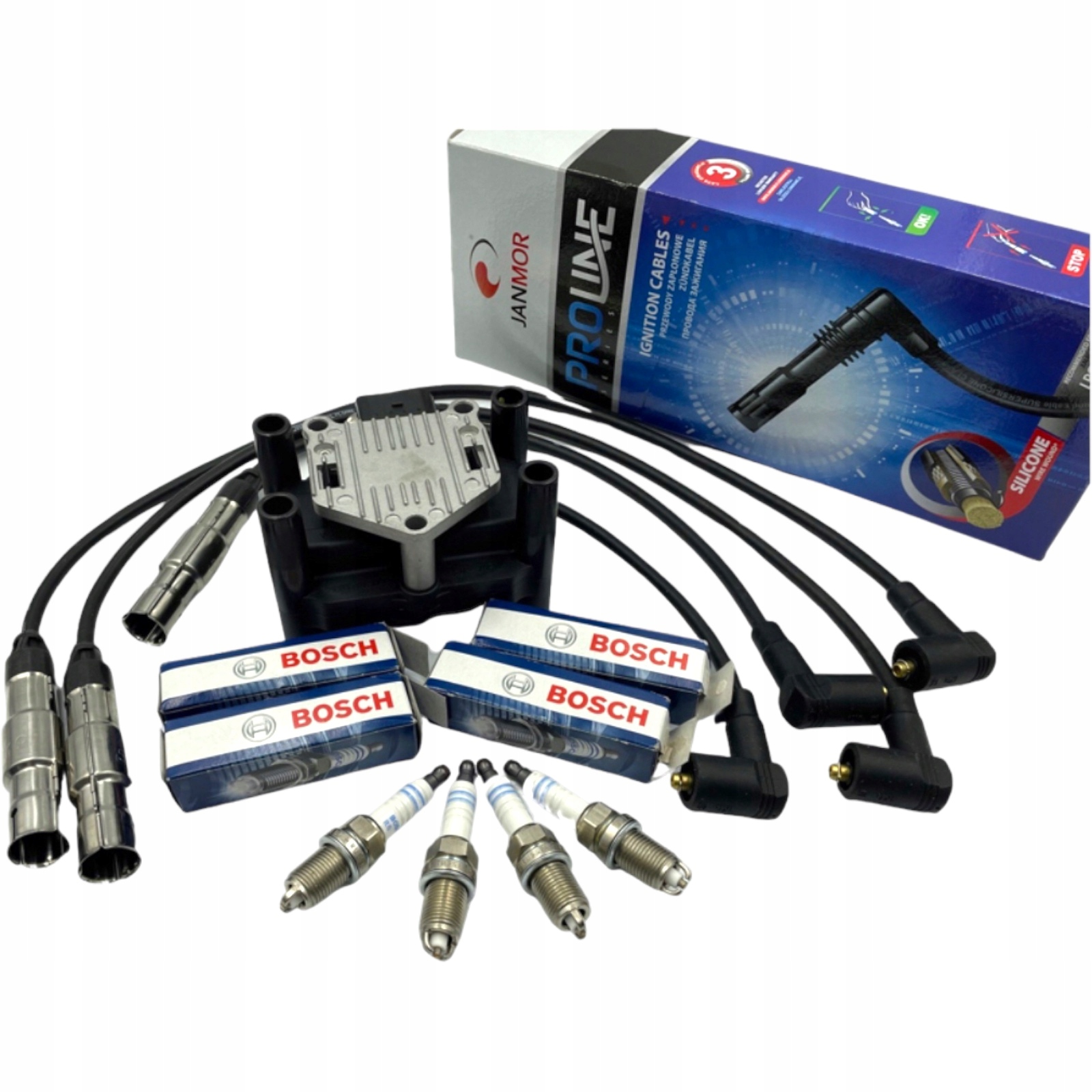 KABLE ŚWIECE CEWKA A3 8L 8P A4 B5 1.6 100KM 102KM JM5045 za 300,14 zł z ...