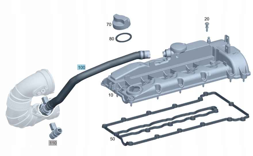 Mercedes-Benz OE A6510101282 wąż rura dolot powietrza za 103.45PLN z ...