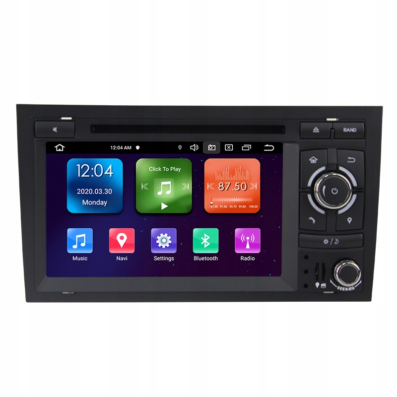 Radio FM DAB+ Opcja Android GPS WiFi 4G DVD CD USB SD EXEO AUDI B7 A4 ...