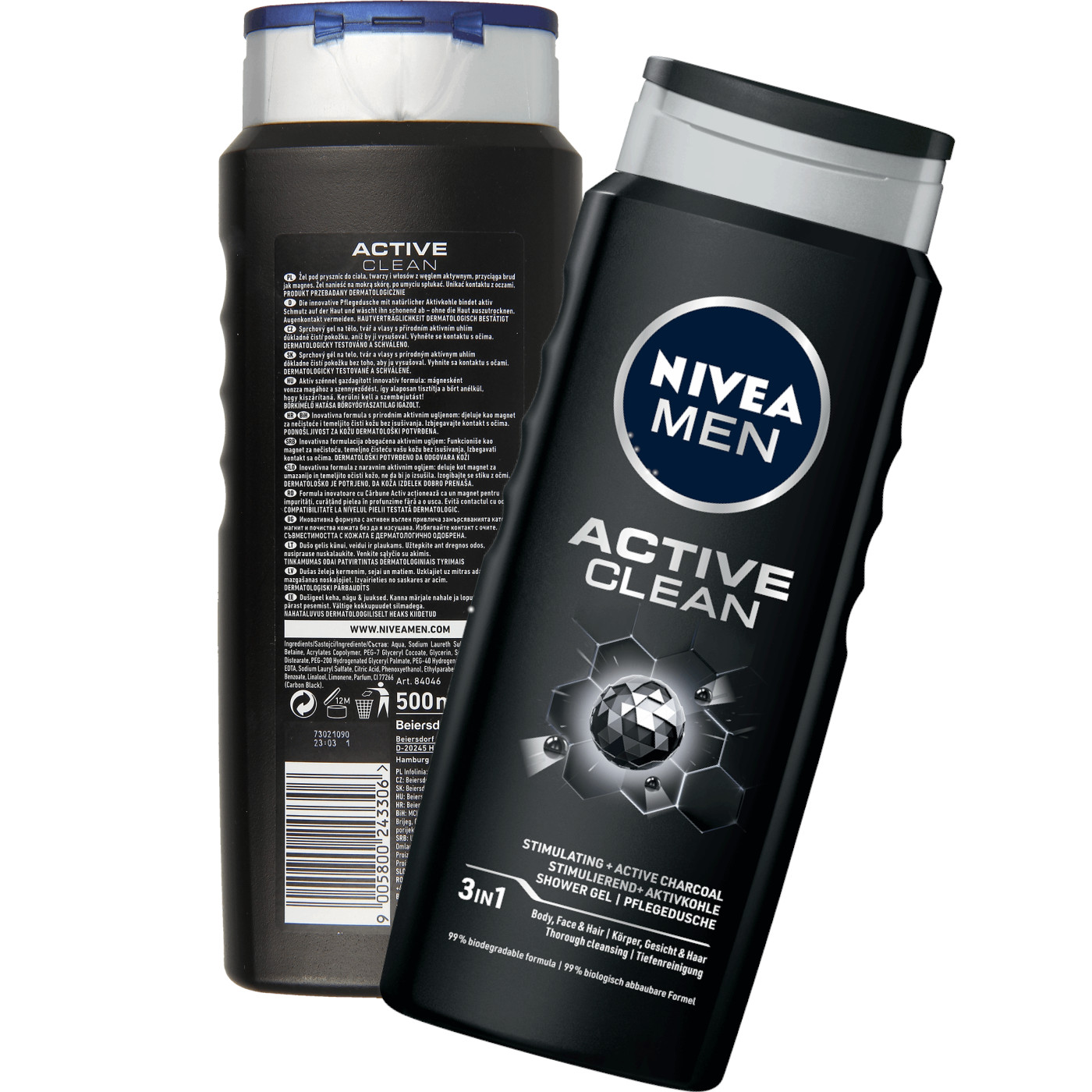 NIVEA MEN ŻEL POD PRYSZNIC ACTIVE CLEAN (09005800243306) • Cena, Opinie ...