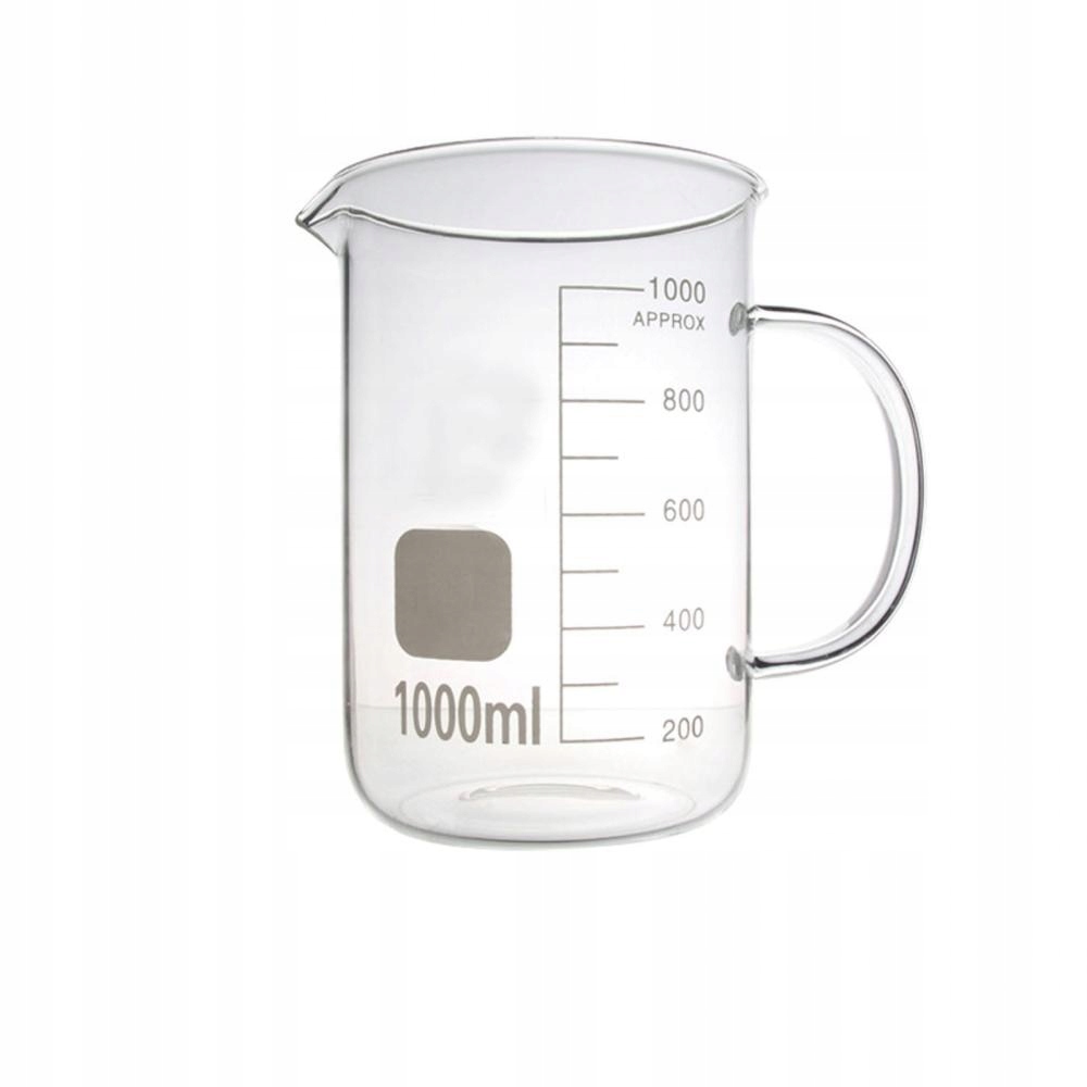 1000ml Style. ml Zlewka Bezołowiowa Szklana Pojemn (9311548015250) • Cena, Opinie • Wagi i ...