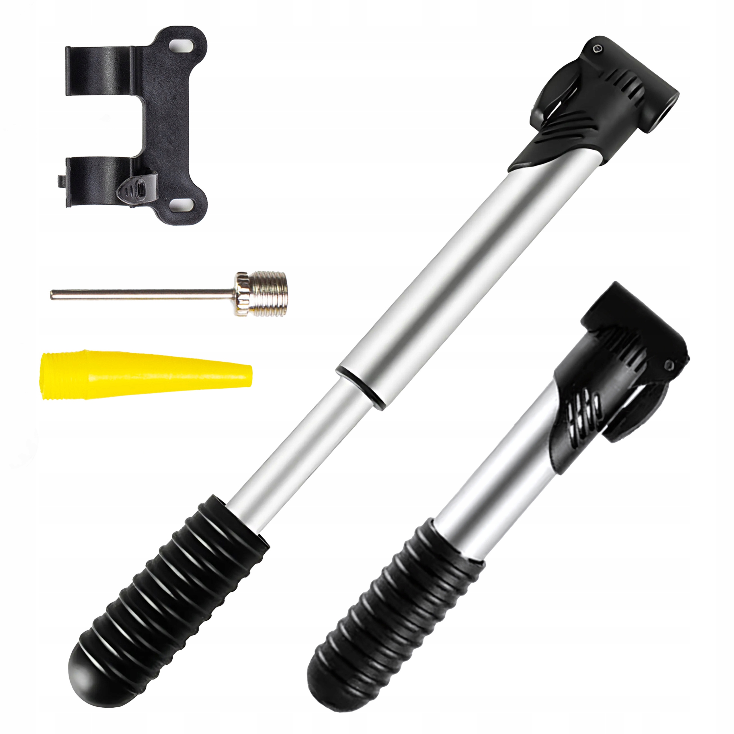 POMPKA ROWEROWA MINI RĘCZNA NA RAMĘ Z UCHWYTEM TELESKOPOWA DO ROWERU ...