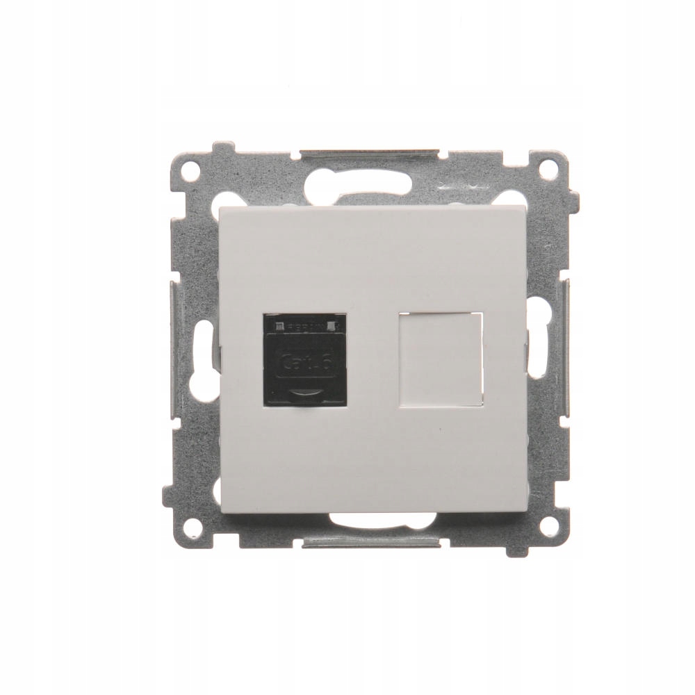 Simon54 Gniazdo komputerowe pojedyncze RJ45 kat.6 (D61.01/11) • Cena, Opinie 12028426042 ...