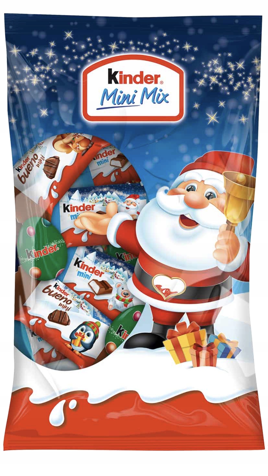 Kinder Mini Mix Słodycze Zestaw Mikołaj Święta z Niemiec 16755653953 ...