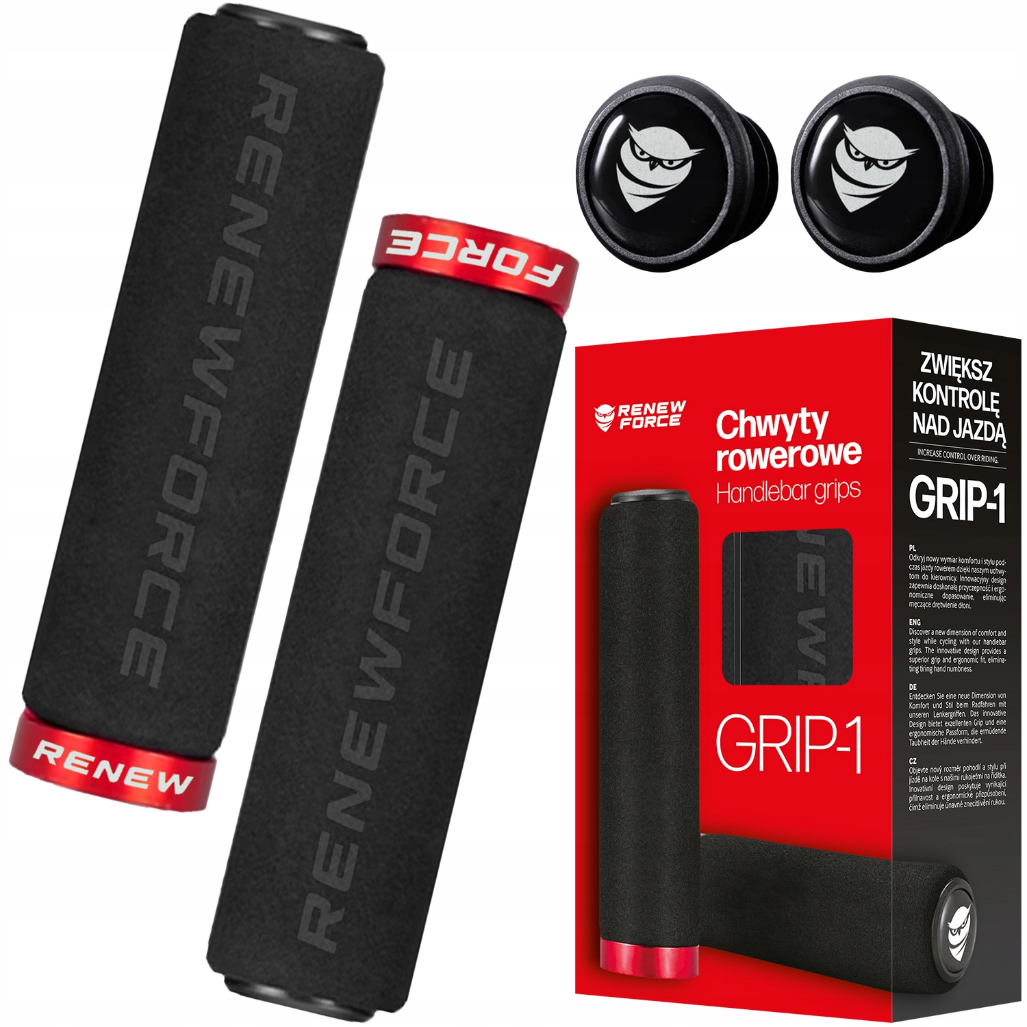 Gripy - Gripy a gripy na řídítka kola (s rohy i bez) - gumové, pěnové a ...