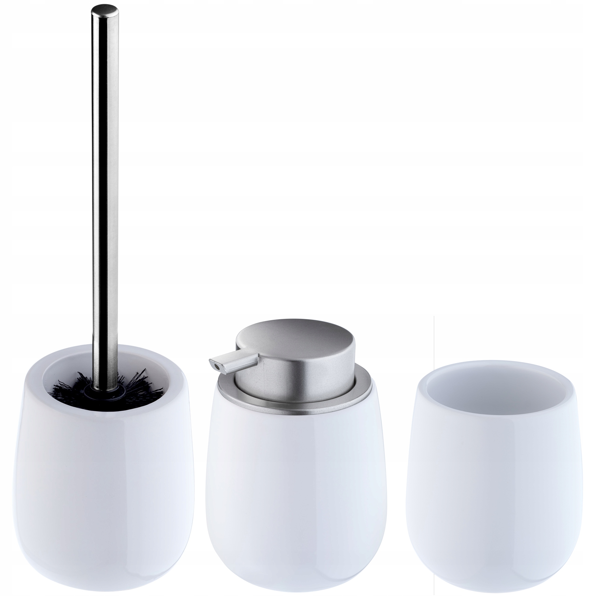 Zestaw akcesoriów łazienkowych Kadax 3 elementów biały (5903699436547 ...