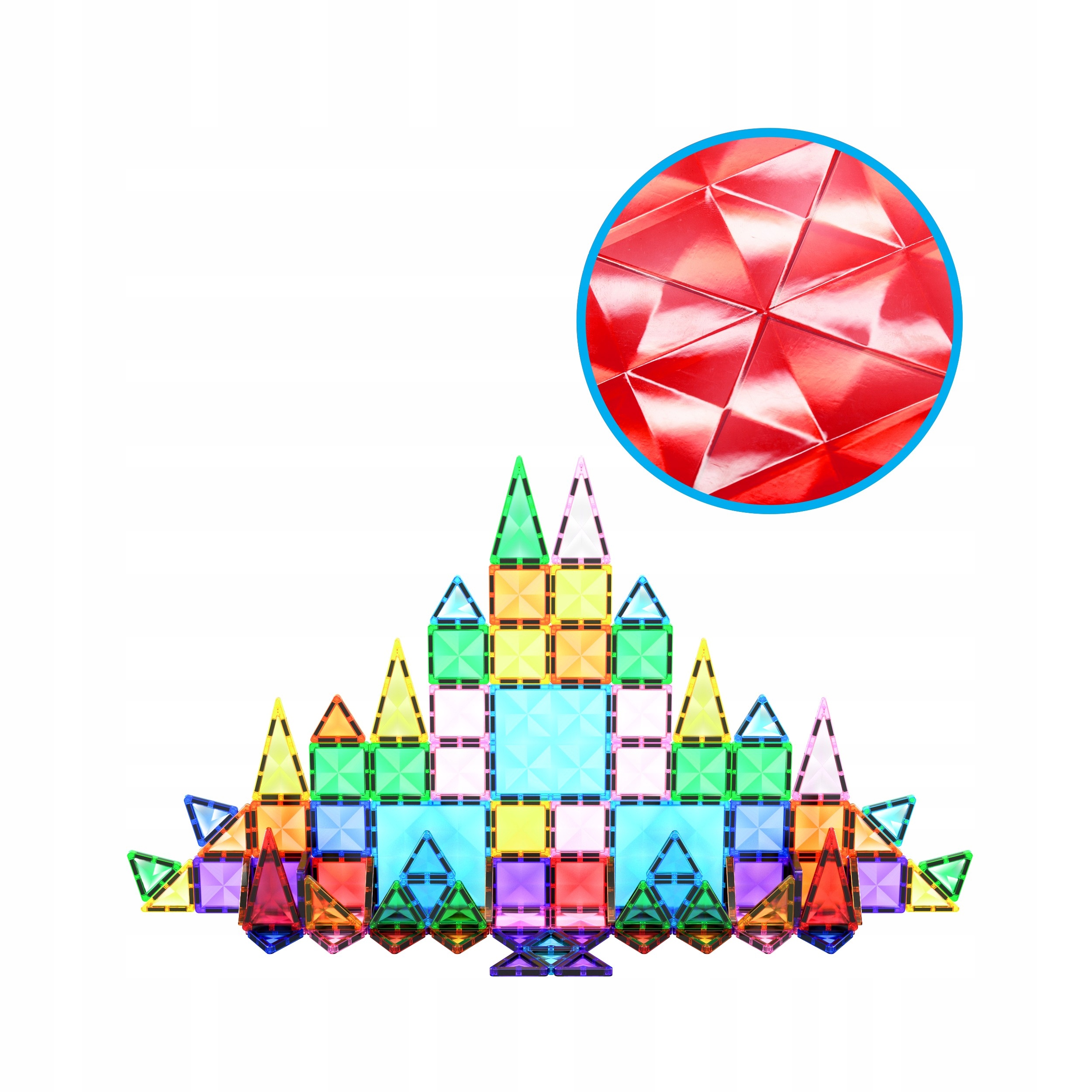 PICASSO TILES Diamentowe Klocki magnetyczne konstrukcyjne 100 elemenów ...