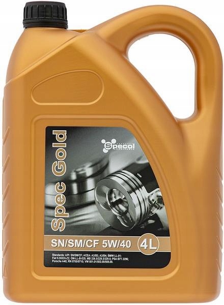 SPECOL SPEC GOLD OLEJ SILNIKOWY 5W40 4L 5W40 GOLD 4 za 95,69 zł z ... SPECOL SPEC GOLD OLEJ SILNIKOWY 5W40 4L 5W40 GOLD 4 za 95,69 zł z ...