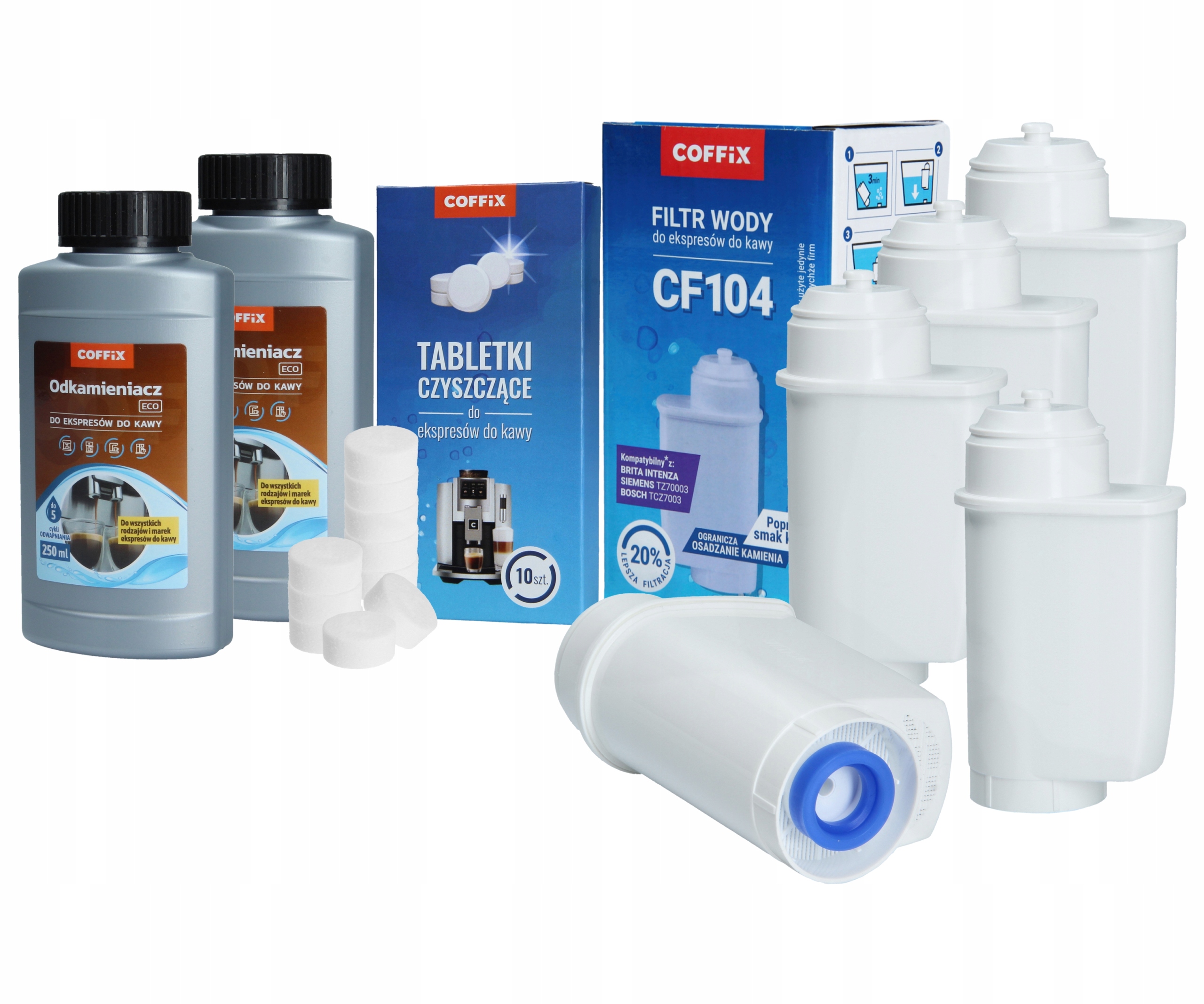 ZESTAW konserwujący do ekspresów • Cena, Opinie - Allegro