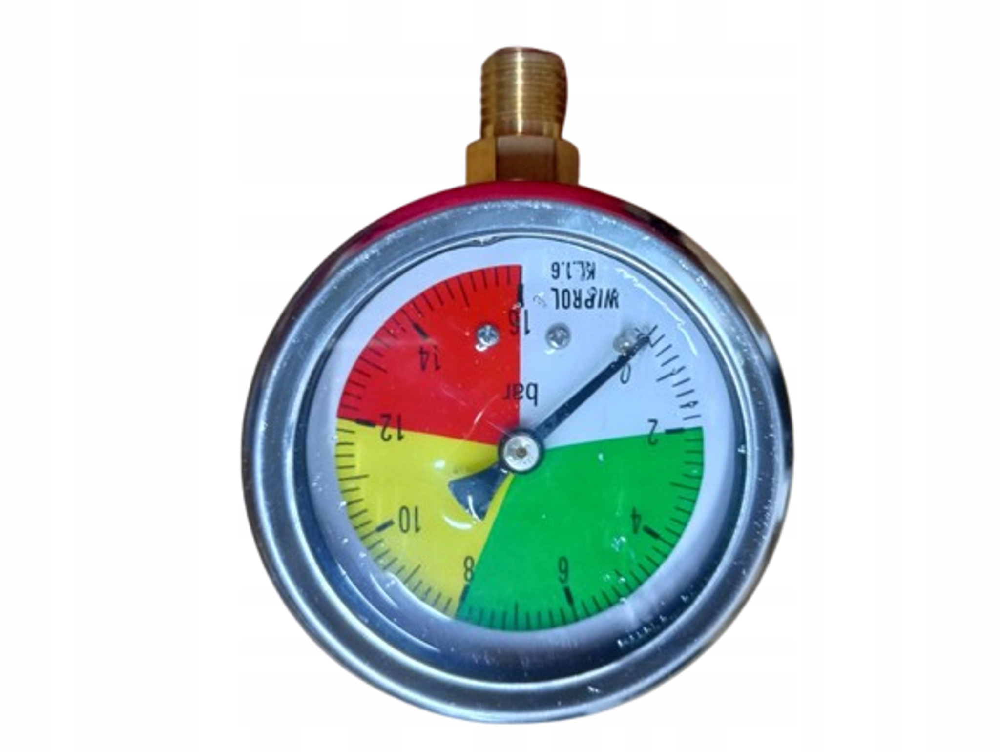 MANOMETR GLICERYNOWY NACZEPA TIR 0-16BAR za 48.22PLN z Biała Podlaska - Allegro - (16417369119)