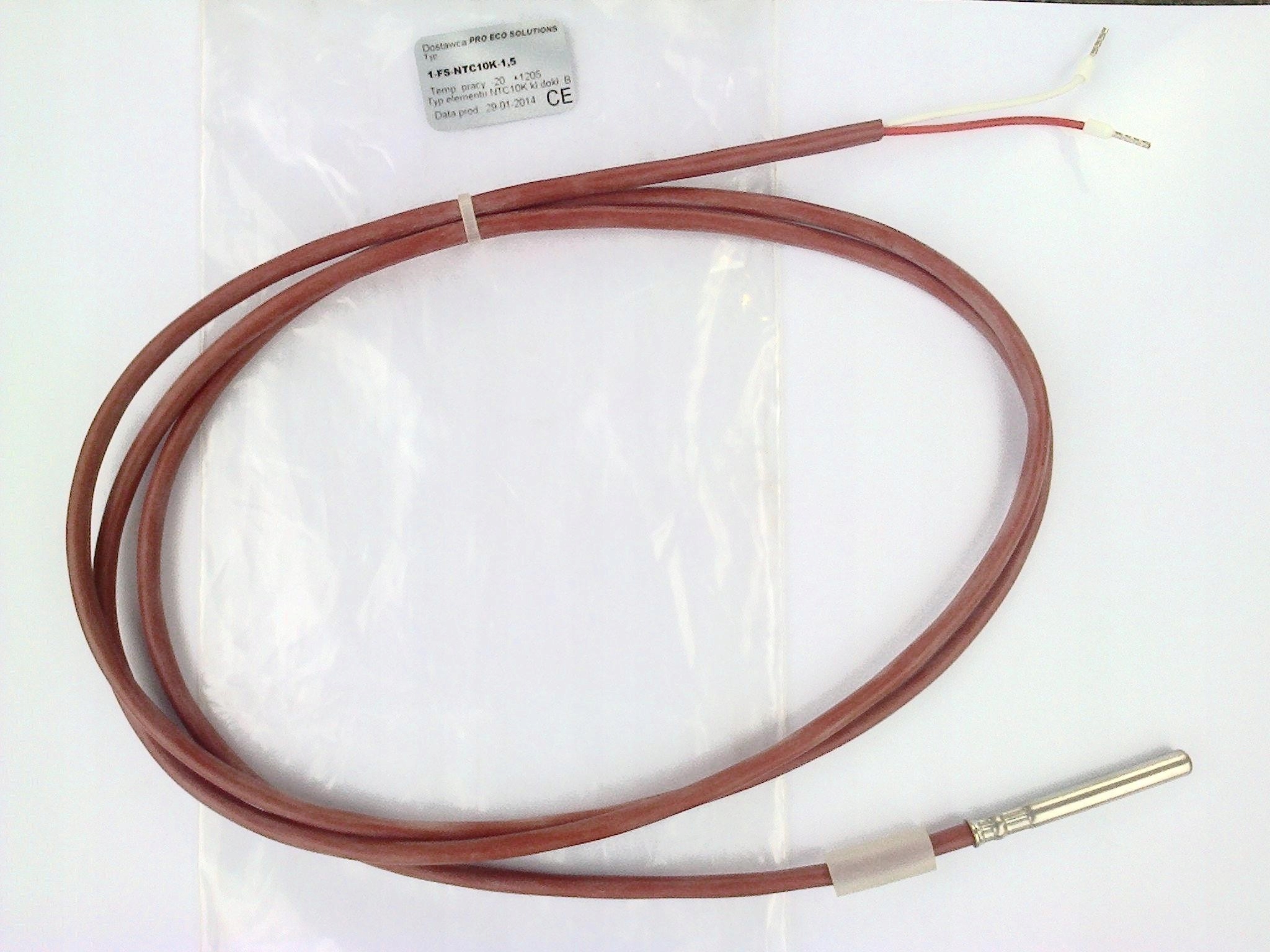 Snímač teploty NTC 10K 6m Silikonový IP67 za 223 Kč - Allegro