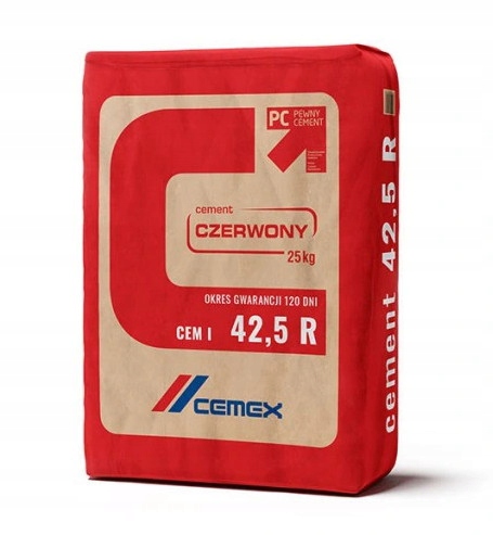 CEMEX cement czerwony I 42,5R 25kg (CXC) • Cena, Opinie • Materiały ...