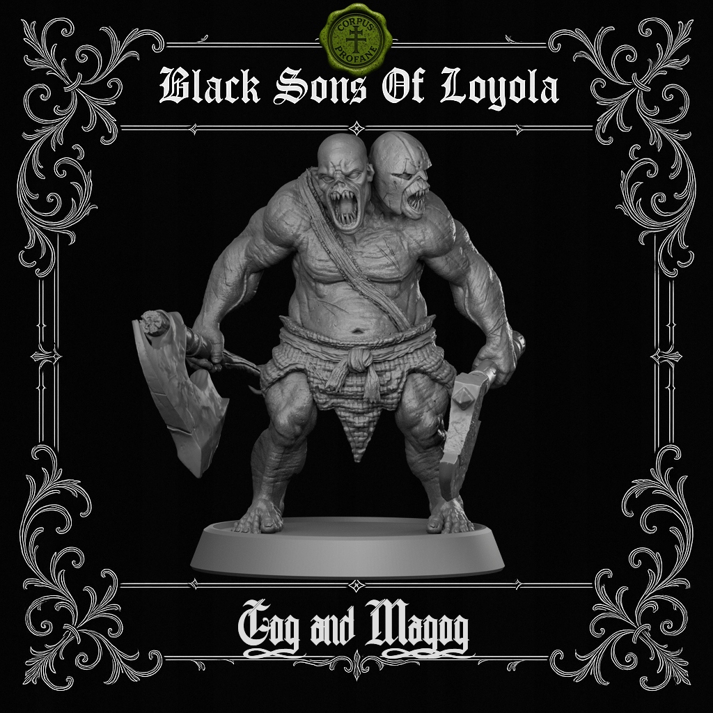 Trench Crusade – Gog és Magog – 32 mm-es figura, • Ár, Vélemények - Allegro